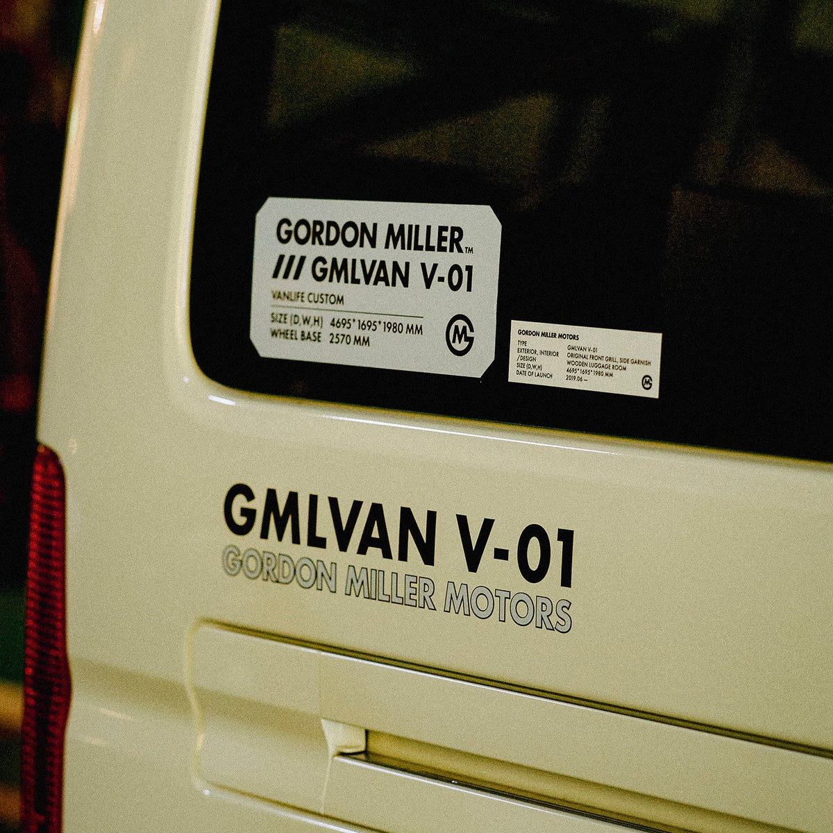GORDON MILLER カットステッカー V-01/C-01/S-01