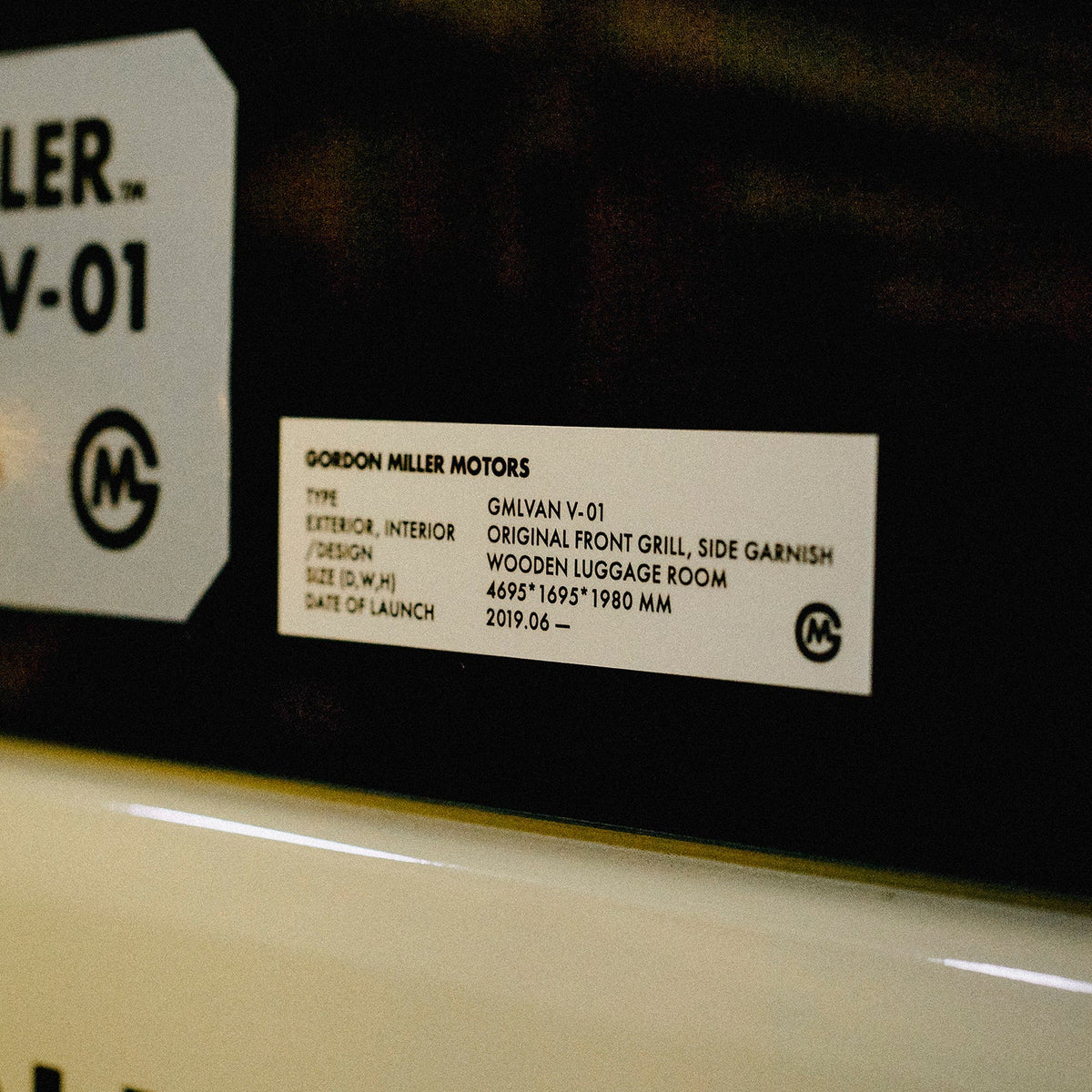 GORDON MILLER ステッカー CARD V-01/C-01/S-01