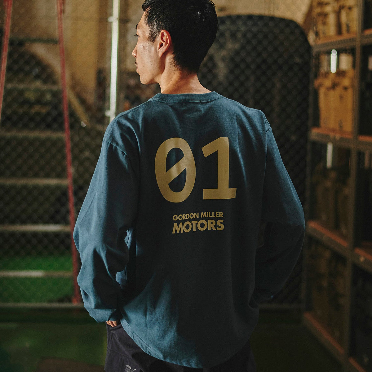 GORDON MILLER MOTORS 01 L/S Tシャツ