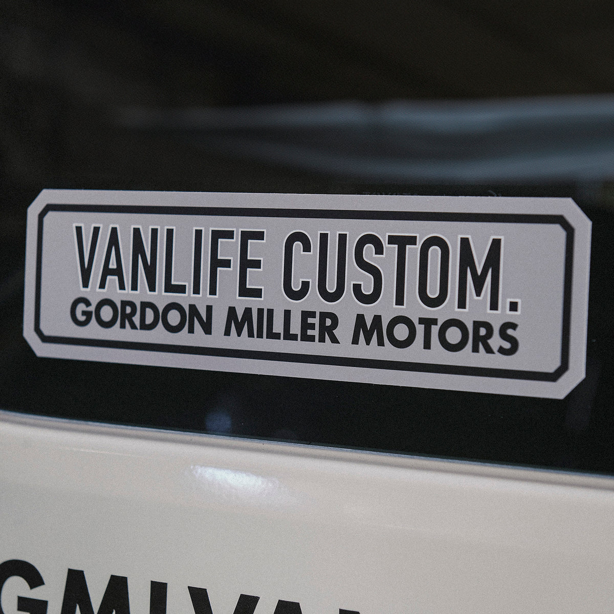 ステッカー VANLIFE CUSTOM – GORDON MILLER